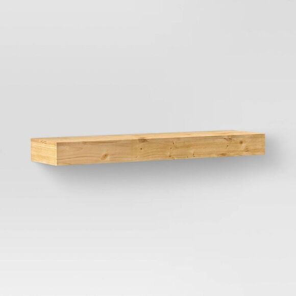Threshold | Wall Decor | Open Box Threshold Modern Wood Wall Mounted ...
